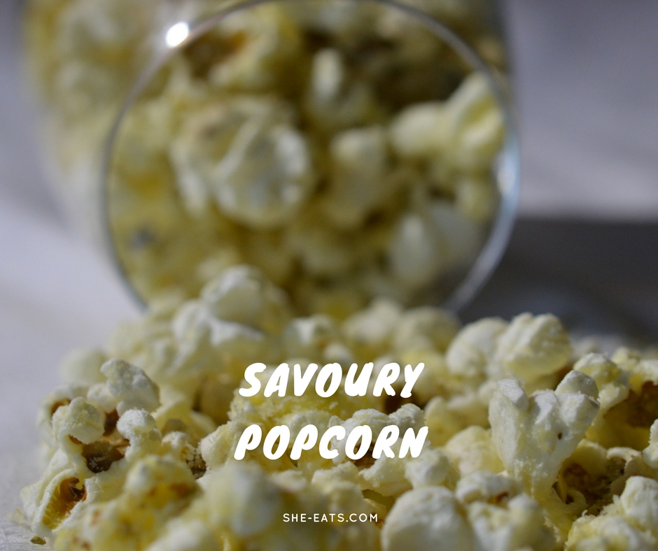 Savoury Popcorn - SHE EATS